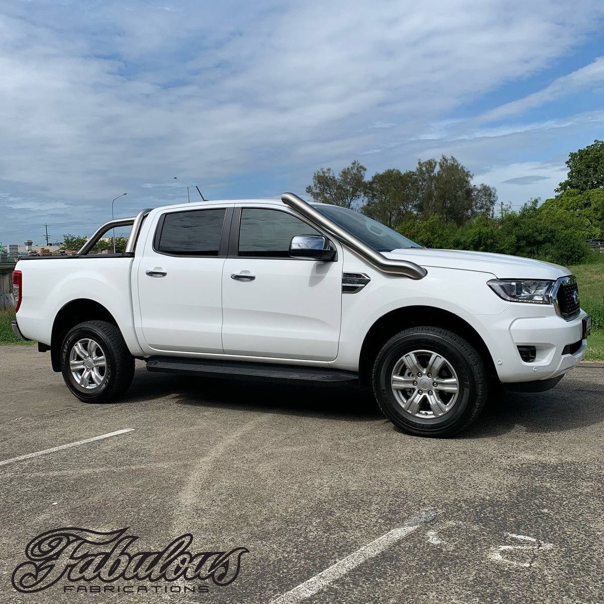 Ford Ranger PX MK3 2.0L Bi Turbo Stainless Snorkel And Factory Airbox ...
